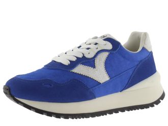 Victoria Low-Top Viento Nylon & Passende Spaltlederteile & Gezahnte Sohle 1157108 f&uuml;r Damen ROYAL 39