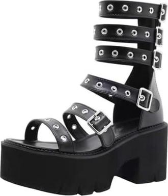 BESPORTBLE Sandales Épaisses pour Femmes avec Talon Confortables et Mode été Semelle Épaisse Élégantes et Faciles à Porter Adaptées Aux Sorties Estivales