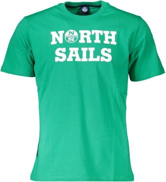 North Sails Homme, Tops, Vert, Taille: 2XL North Sails T-Shirt Manches Courtes Homme Vert