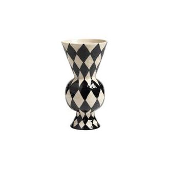 &Klevering Vase Rhombic - Noir - Grès