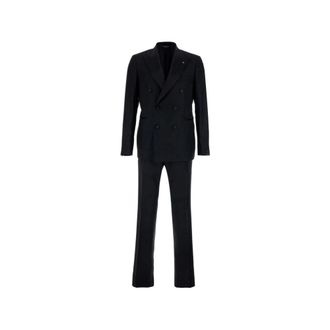 Tagliatore Homme, Costumes, Noir, Taille: 2XL Tuxedo en laine vierge &agrave; double boutonnage