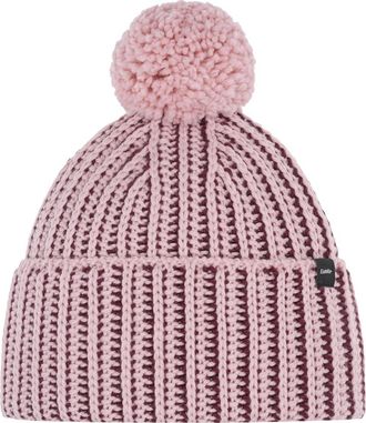 Eisbär Mütze Herren & Damen Ronda Pompon Pink - Merino Wintermütze Unisex mit Fleece schützt vor Kälte und Wind - Bommelmütze warme Lifestyle Strickmütze mit