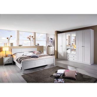 Rauch Orange home24 Nachtkommode Rosenheim 40 x 36 x 40cm Weiß