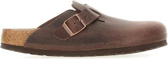 Birkenstock Femme, Chaussures, Brun, Taille: 35 EU Boston Soft Footbed Narrow Fit