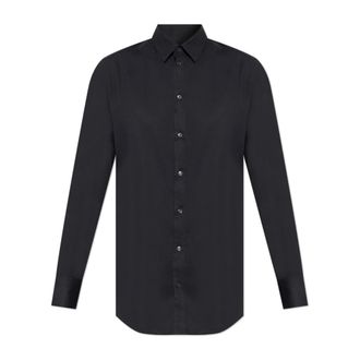 Dolce & Gabbana Cotton Shirt - - Shirts - Herren - Schwarzk - 4XL
