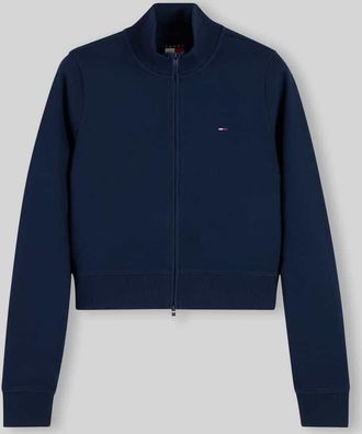 Tommy Jeans Regular Fit Sweatjacke aus Baumwoll-Mix