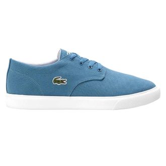 Lacoste Sneaker f&uuml;r Herren, Canvas, Griff, Flach (Leicht/Wei&szlig;)