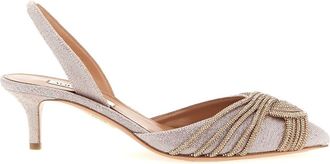 Aquazzura Femme, Chaussures, Rose, Taille: 37 1/2 EU Gatsby Slingback