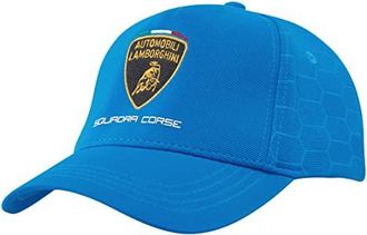 Lamborghini Automobili Squadra Corse Casquette de voyage Bleu, bleu marine, Taille unique