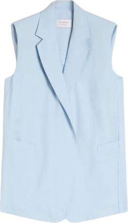 Sportmax Femme, Vestes, Bleu, Taille: 38 FR Hauts