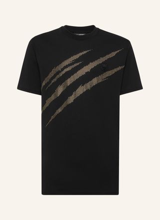 Plein Sport Plein Sport T-Shirt Rundhalsausschnitt Ss Scratch schwarz