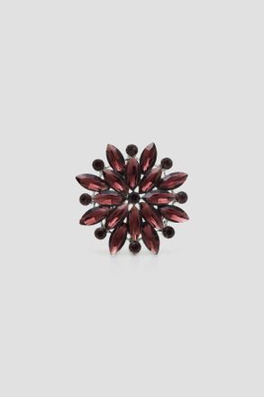 Gerard Darel Broche - COROLE - Grenat