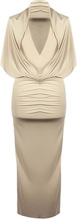 Andamane Femme, Robes, Beige, Taille: 40 FR Annie Hooded Midi Dress