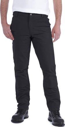Carhartt Work in Progress Herren Rugged Flex Straight Fit Duck Mit Verstärkter Vorderseite Work Utility Pants, Swharz, 36W / 32L EU