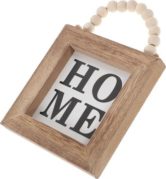 Garneck Holz Wandschild Dekorative Hängende Holztafel mit Home Letters für Küche und Wohnzimmer Vintage Stil Wanddekoration Vielseitiges für Familie und Freun