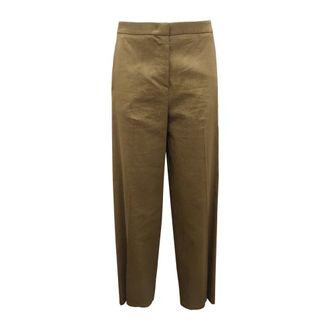 Pinko Pinko, Femme, Pantalons, Vert, Taille: 38 FR Jacopone Wide Leg Pantalons