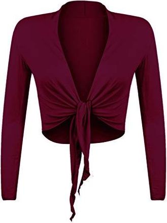 Glamexx24 Boléro Femme, Cardigan Manches Longues Veste Chic et Élégante Top Boléro Haussement Adapté aux Voyages et À La Vie Quotidienne