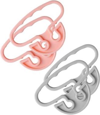 Valiclud 4 pièces Poignées de Sac Épicerie Grip Ergonomique Antidérapant Porte-courses Portable pour Plusieurs Sacs Accessoire Pratique pour Shopping Extérieur