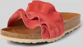 Verbenas Sandalette aus Leder Modell ROCIO SERRAJE VOLANTE