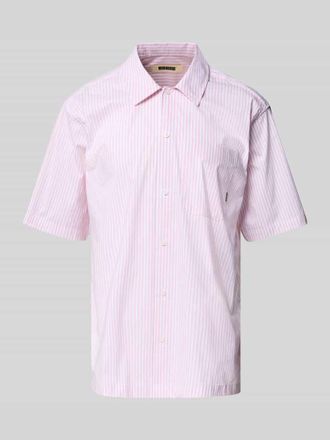 Woodbird Regular Fit Freizeithemd mit Brusttasche und Label-Detail