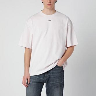Off-white Paint Arrow Skate T-shirt in light mauve