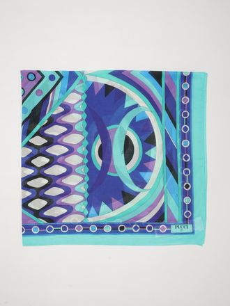 Pucci Seidentuch Damen Farbe T&uuml;rkis