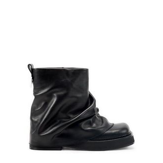 The Attico Bottines Mini Robin en cuir de veau