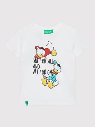 Benetton United Colors Of Benetton T-Shirt DISNEY 3096G103J Wei&szlig; Regular Fit