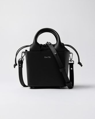 D.A.T.E. cubo bag leather black