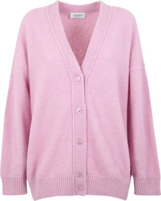 Laneus Cardigan en cachemire et soie - Femme - Pulls - Rose - Taille: 36 FR