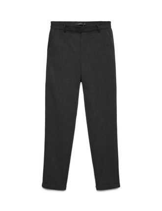 Vero Moda Damen Vmmaya Bestie Mw Loose Pant Noos, Dark Grey Melange, M / 32L