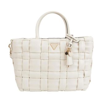 Guess Satchel - Femme - Sacs - Beige - Taille: ONE Size