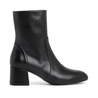 Stuart Weitzman Flareblock Zip Bootie - - Shoes - Damen - Schwarzk - 39 1/2 EU
