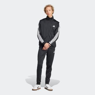 adidas Trainingsanzug ADIDAS SPORTSWEAR M 3S TR TT TS, Herren, Gr. XL, schwarz, Interlock, Obermaterial: 100% Polyester, Sportanz&uuml;ge Trainingsanzug, f&uuml;r Lauf
