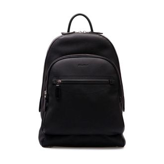 Santoni Sac &agrave; dos &eacute;l&eacute;gant pour un usage quotidien - Homme - Sacs - Noir - Taille: ONE Size