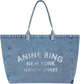 Anine Bing Femme, Sacs, Bleu, Taille: ONE Size Leo Tote