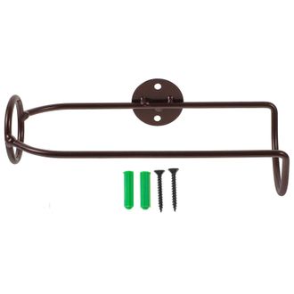 NUOBESTY SHINEOFI Wandmontiertes Weinregal aus Robustem Eisen Moderner Weinflaschenhalter in Rotkupfer Elegantes Weinregal f&uuml;r Zuhause und Esszimmer