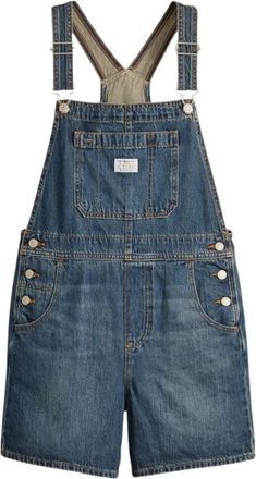 Levi's Femme, Combinaisons et Ensembles, Bleu, Taille: 38 FR Shortalls utilitaires l&eacute;gers