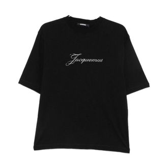 Jacquemus T-shirt brod&eacute; - Femme - Tops - Noir - Taille: 36 FR