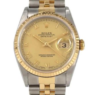 Rolex Pre-owned Datejust 16233 - - Pre-owned - Herren - Gelb - ONE SIZE