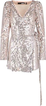 Rotate Knielanges Kleid - Silber
