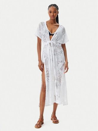 Banana Moon Banana Moon Strandkleid Elvie Cocobeach JQV10 Wei&szlig; Relaxed Fit