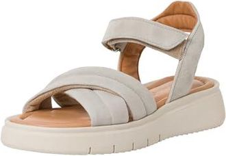 Tamaris Femme 1-28704-42 Sandale Plate, Taupe, 37 EU