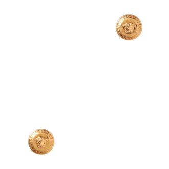 Versace Femme, Accessoires, Jaune, Taille: ONE Size Boucles doreilles Medusa Head Stud