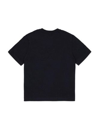 Diesel Logo-Embellished Cotton T-Shirt - Black