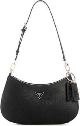 Guess Noelle II Top Zip Shoulder Bag Black