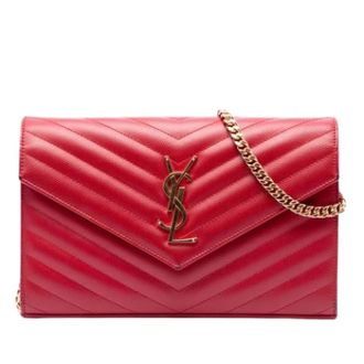 Saint Laurent Sac bandouli&egrave;re Pre-owned - Femme - Pre-owned - Rouge - Taille: ONE Size