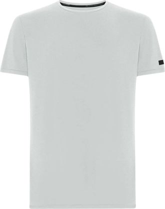 Roberto Ricci Design Rrd, Homme, Tops, Blanc, Taille: XL T-shirt lavorazione seersucker
