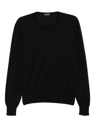 Tom Ford Rundhalspullover - Schwarz