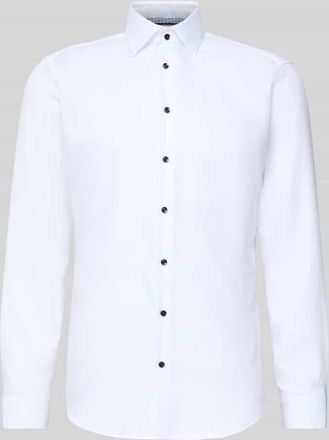 Christian Berg Regular Fit Business Hemd aus Baumwolle mit Kentkragen